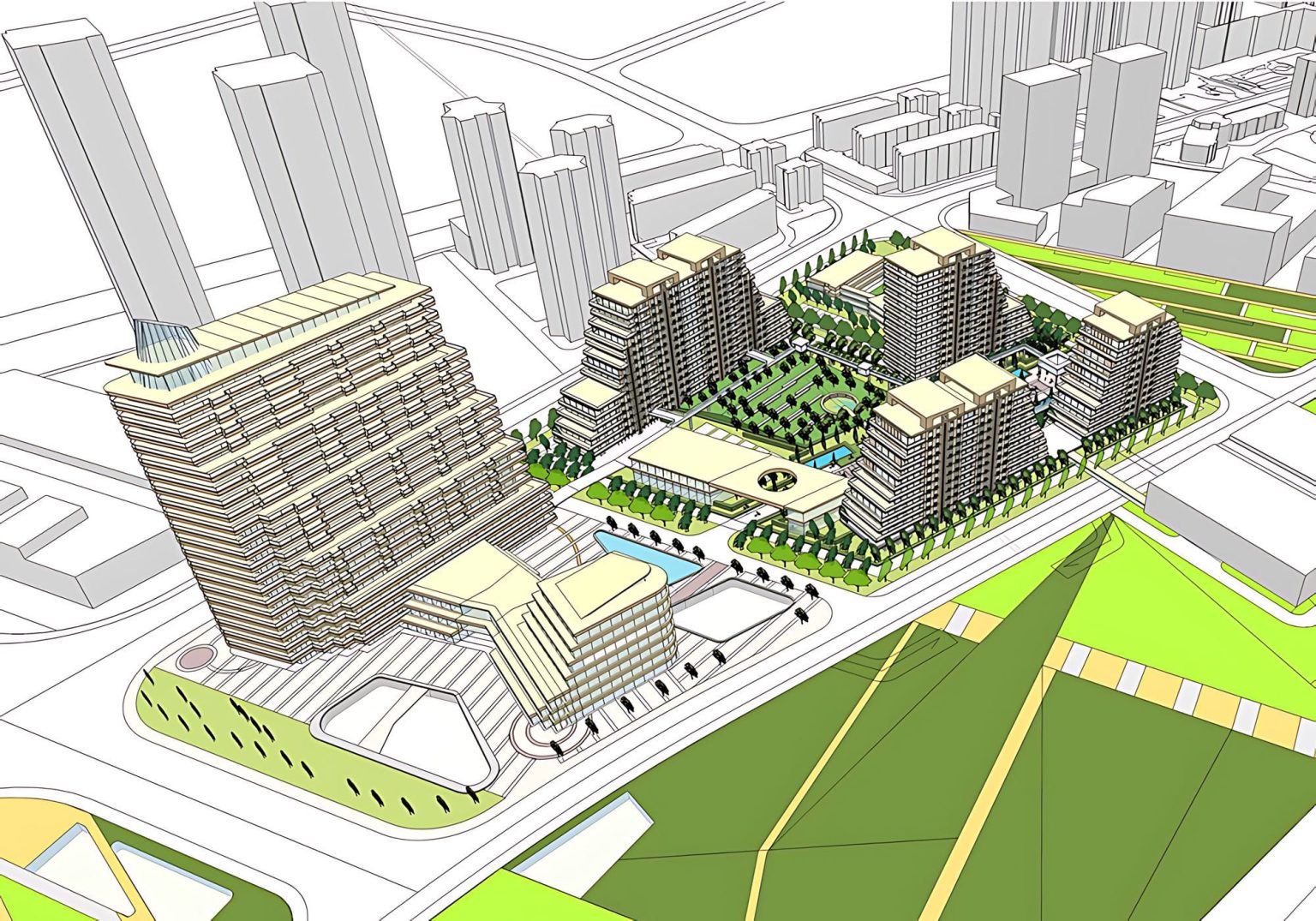 Pudong Shenjiang Masterplan - RMJM
